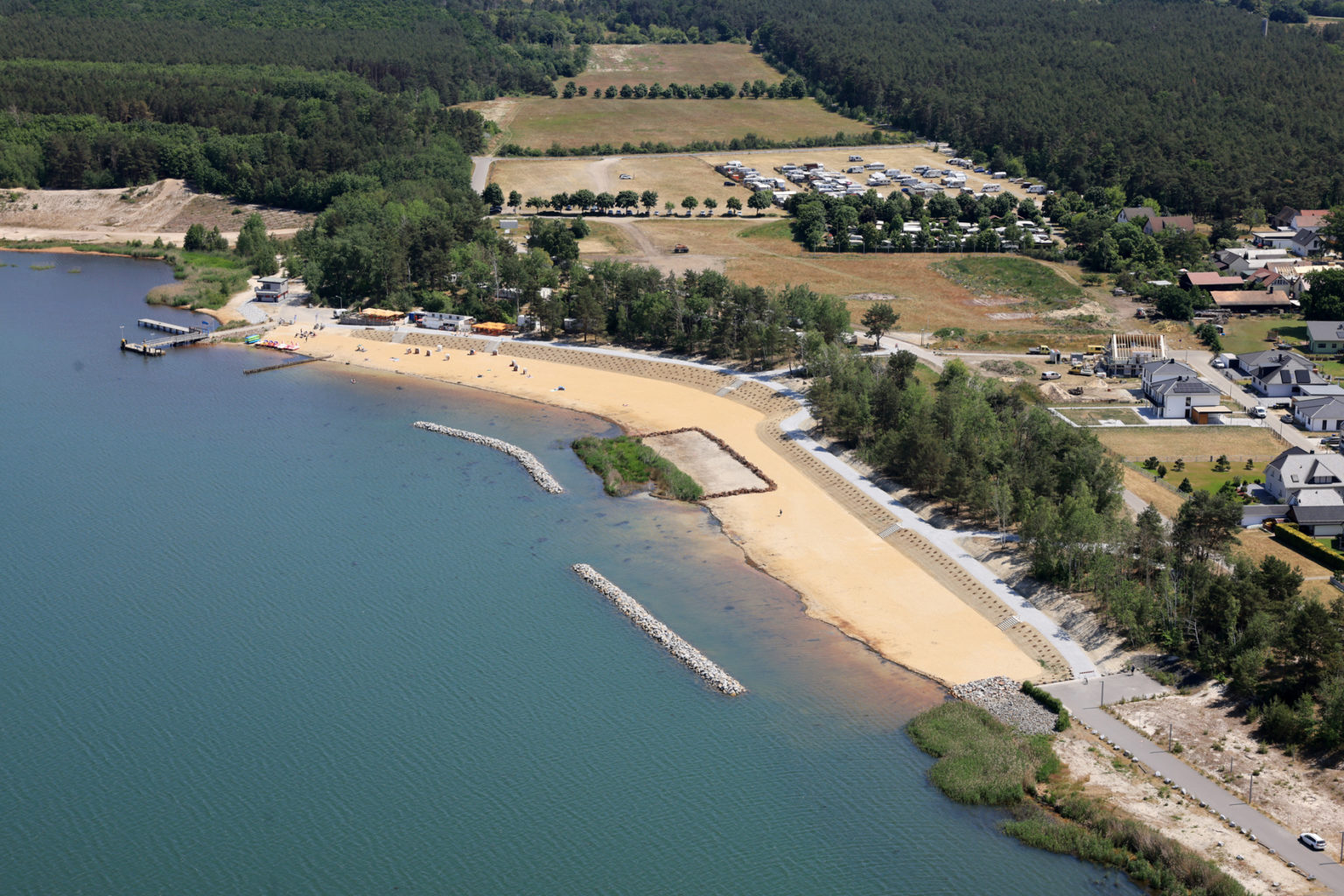 Bergbaufolgeseen: Erfolgreiches LMBV-Flutungsgeschehen 2023 - LMBV
